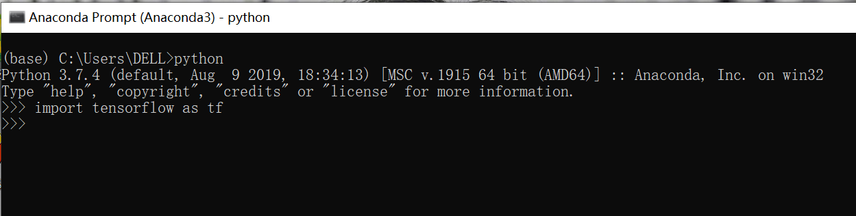 win10安装tensorflow2.0.0 +Anaconda（python3.7）[情况：已安装python3.6]_specifications: - tensorflow==2.0.0 ...
