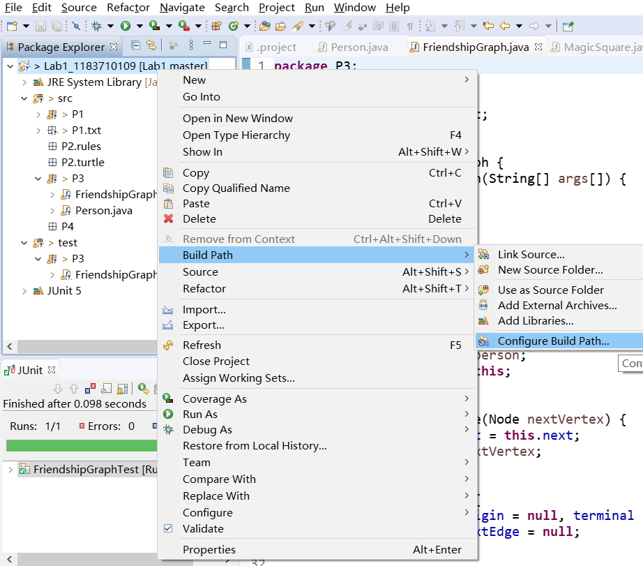 Eclipse平台上新建Java项目使用Junit测试_eclipse新建测试项目需要引入什么文件-CSDN博客