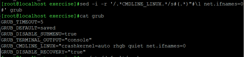  sed i sed e Expression 1 Char 44 Invalid Reference 1 On s 