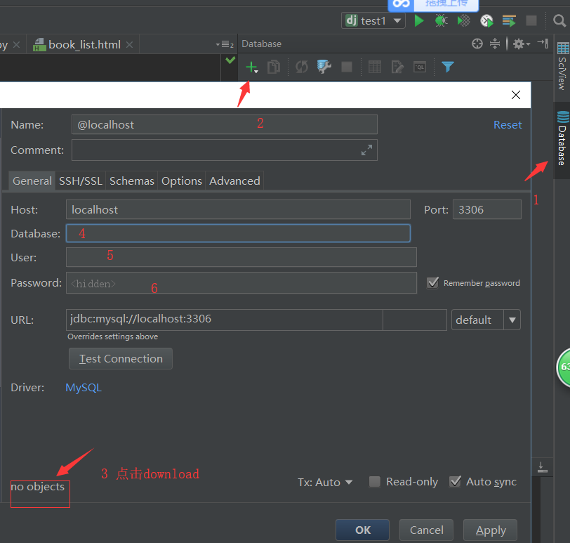python: Use db browser in pycharm to connect to the db.sqlite3 database ...