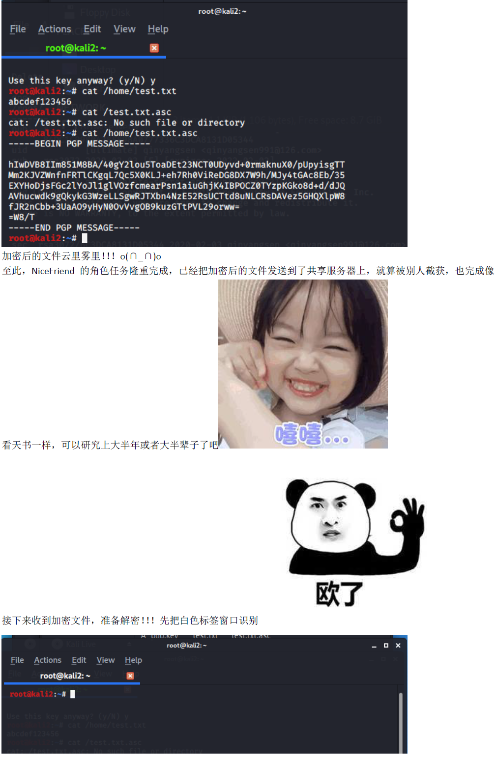 KaLi Linux下使用GnuPG文件加密操作-CSDN博客
