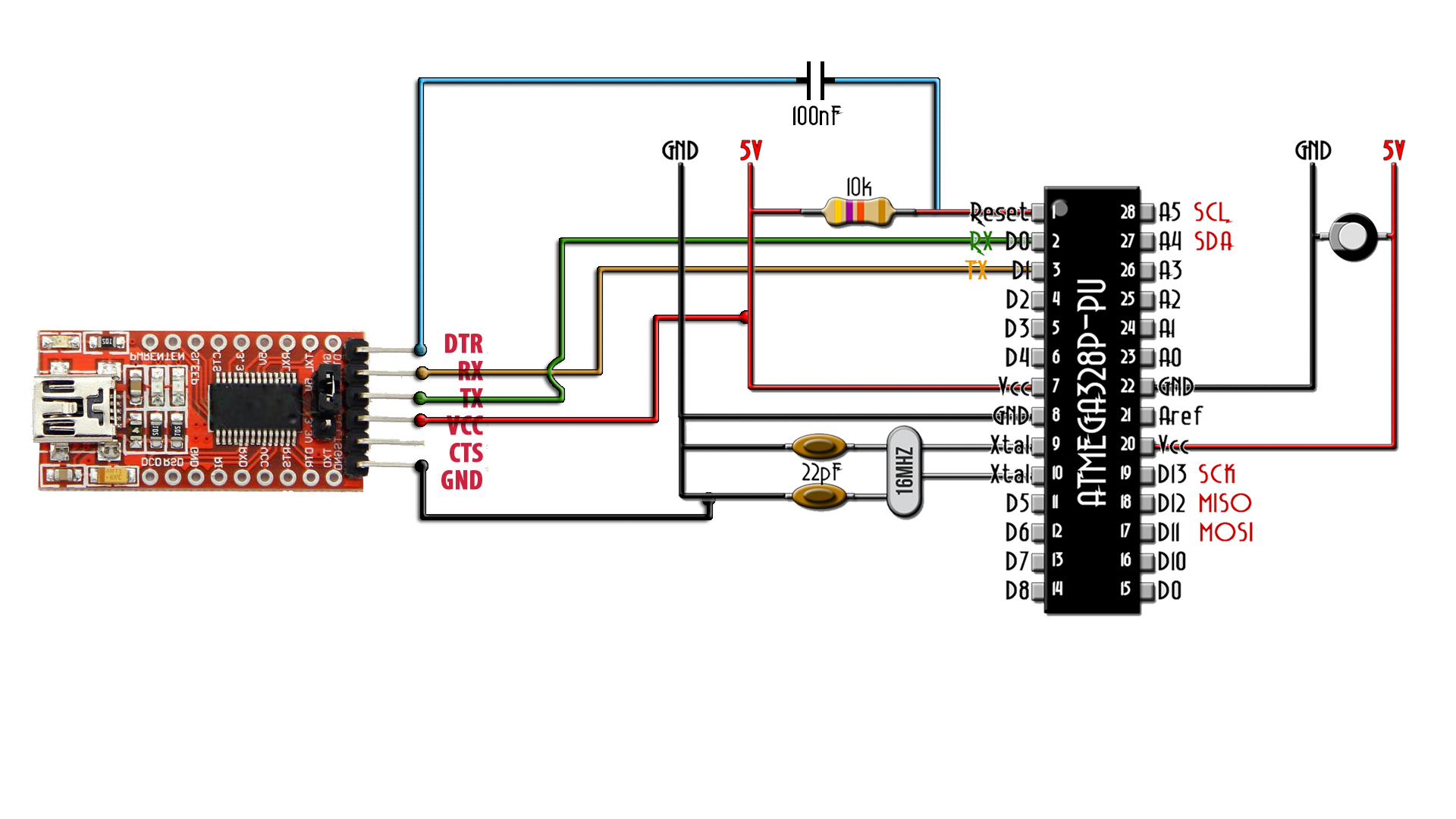 KiCad #学习笔记02#|国产在线电路设计软件立创EDA （Arduino UNO 单片机最小系统电路原理图）_arduino uno原理图-CSDN博客