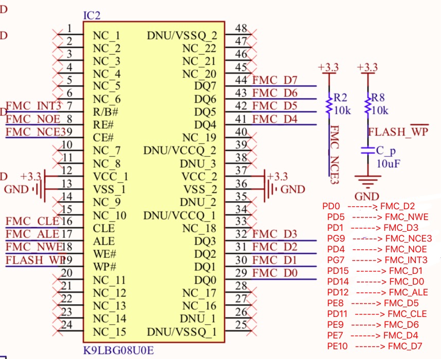 [stm32 Hal Library Development] Use Cubemx To Configure Fmc To Read Nada Flash Id Programmer