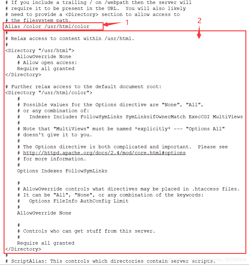 Apache的配置文件httpd.conf别名配置详解（配置自己的网页）_apache 24 http.conf alias-CSDN博客