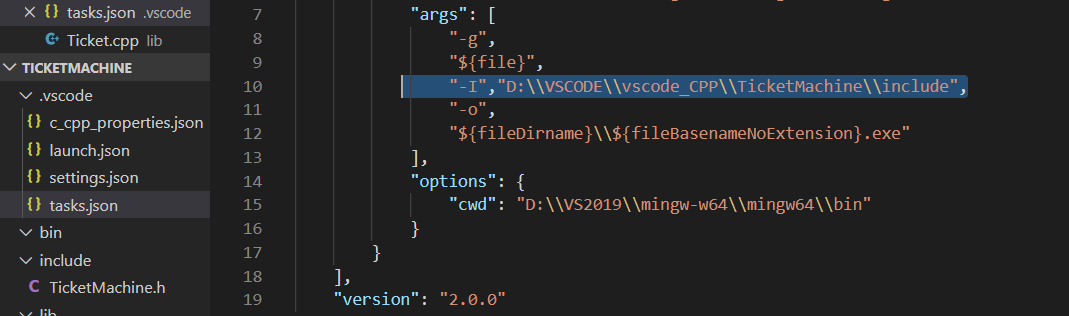 Windows下用VScode编写C++程序如何添加并应用自定义头文件_自定义头文件加includepath-CSDN博客