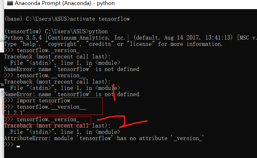 tensorflow没有_version_属性查看tensorflow版本-CSDN博客