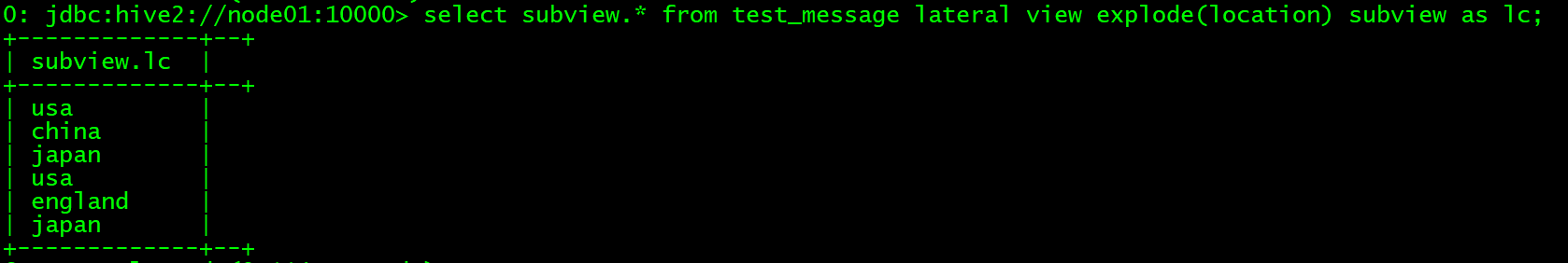 UDTF's are not supported outside the SELECT clause, nor nested in ...