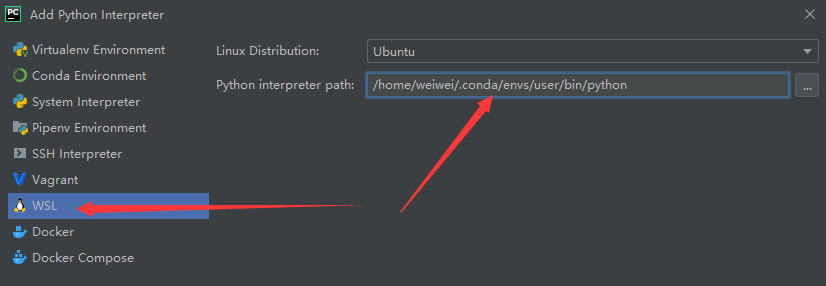 pycharm使用wsl、SSH_pycharm wsl-CSDN博客