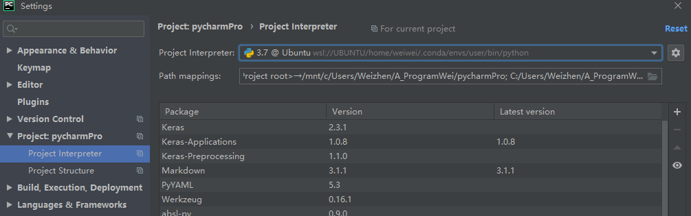 pycharm使用wsl、SSH_pycharm wsl-CSDN博客
