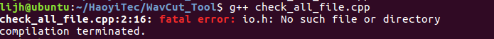 ubuntu 16.04 出错 fatal error: io.h: No such file or directory_ubuntu fatal error: io.h: no such ...