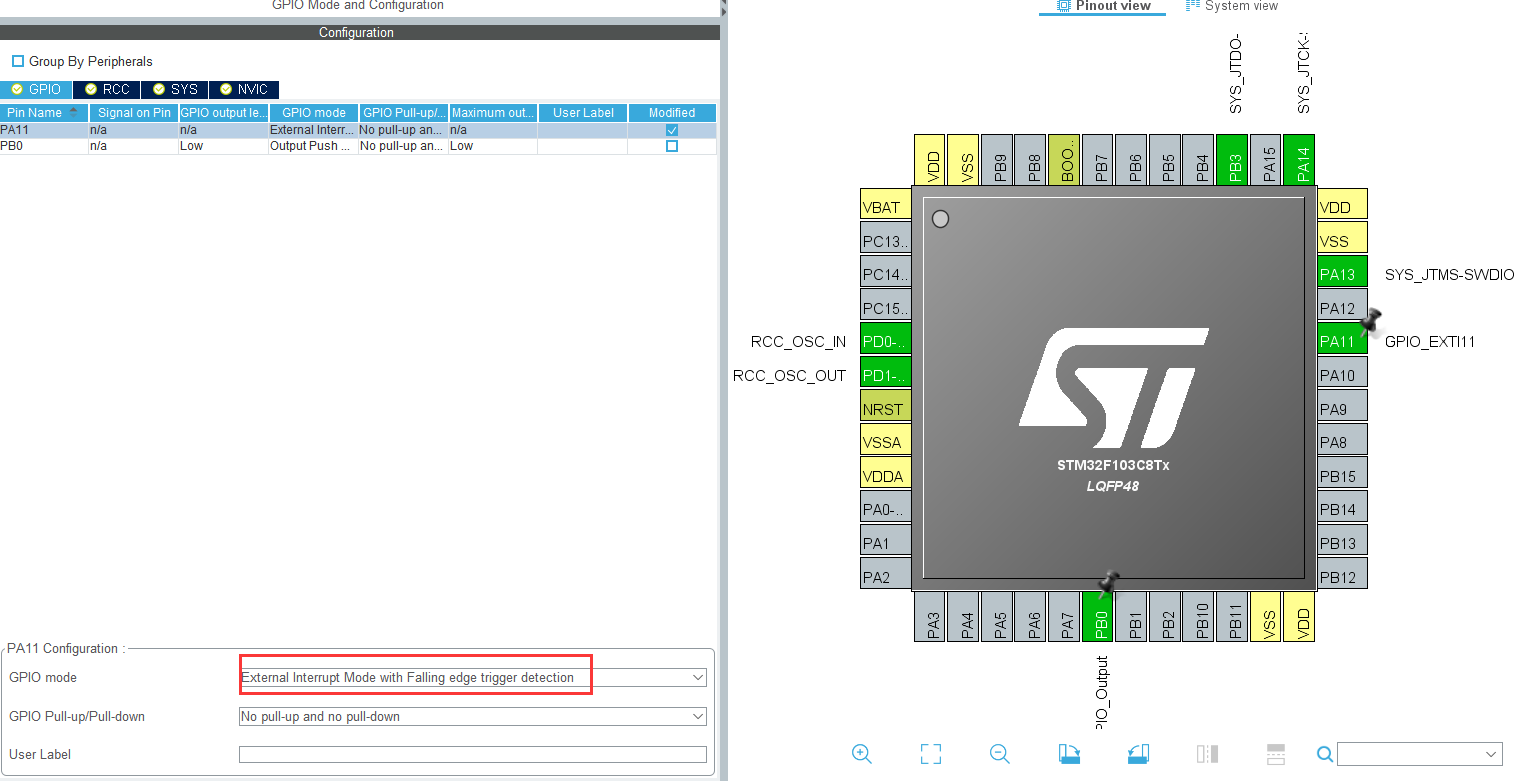 STM32 HAL库 CubeMX教程（四）按键外部中断_stm32f103 hal 外部中断-CSDN博客
