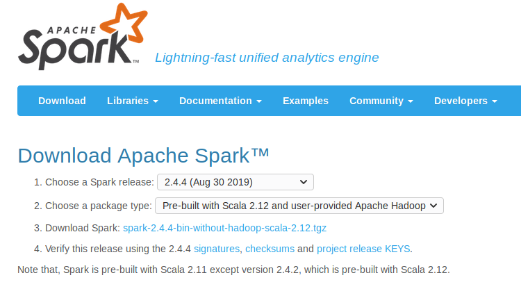 spark2.4的安装和基本使用_spark2.4.0安装-CSDN博客