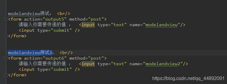 Springmvc后端数据传递modelandview传到前端的数据 Csdn博客