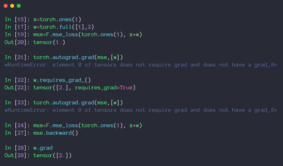pytorch学习笔记（七）——loss及其梯度_mse求导-CSDN博客