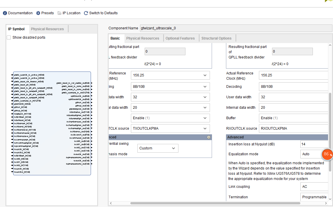 Comparison of different types of Gigabit transceivers (GTP, GTX, GTH ...