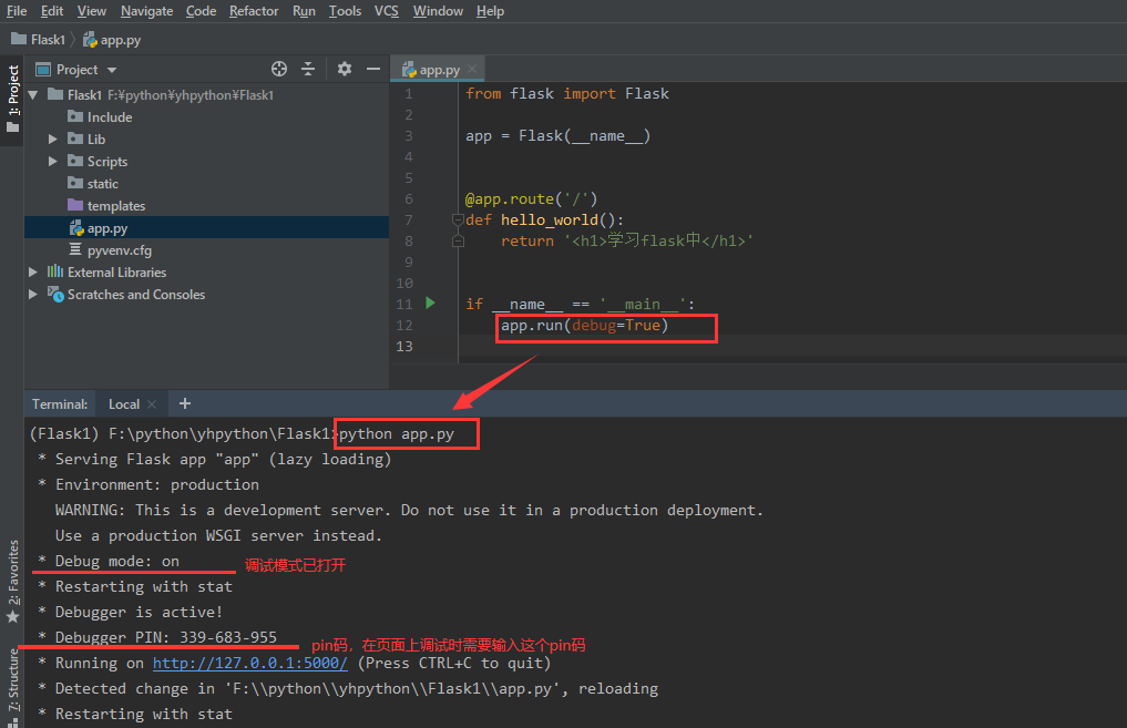 Flask 1（开始入门）_警告: 需要 flask >= 1.0-CSDN博客