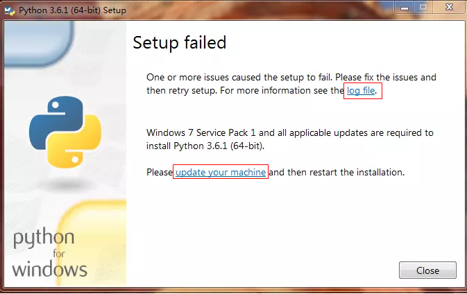 python win7 安装失败 Service Pack 1_service pack 1 is required to continue installatio-CSDN博客