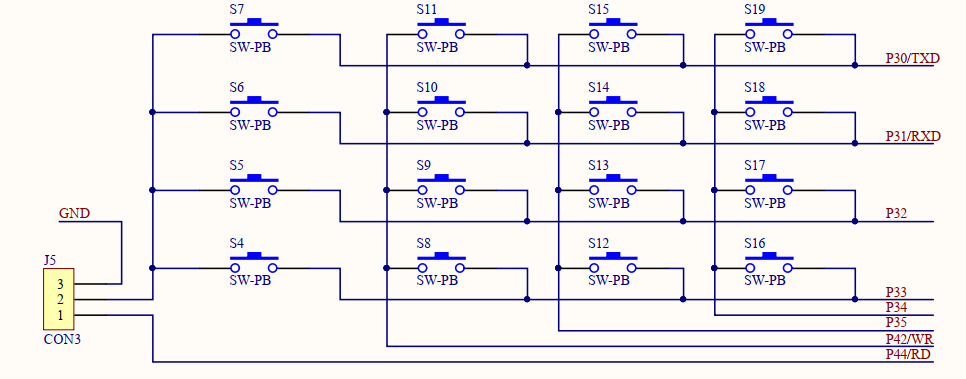 9.矩阵键盘的使用_ct107s原理图-CSDN博客