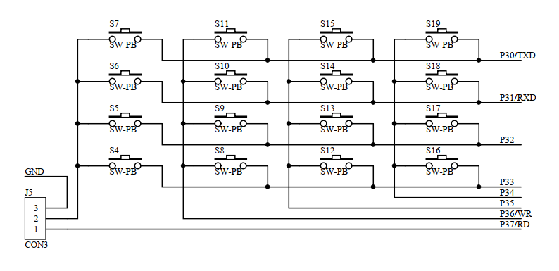 9.矩阵键盘的使用_ct107s原理图-CSDN博客