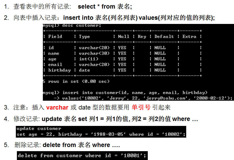 数据库学习笔记【mysql使用】 Csdn博客 