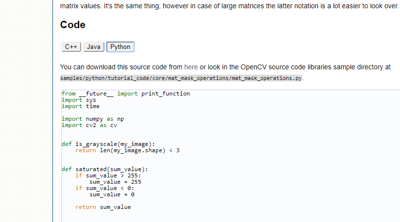 OpenCV-Python官方文档的查看_怎么查看opencv的官方文档-CSDN博客