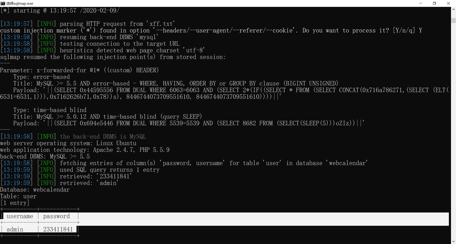墨者学院 ——X-Forwarded-For注入漏洞实战_burpsuite x-forwarded-for-CSDN博客