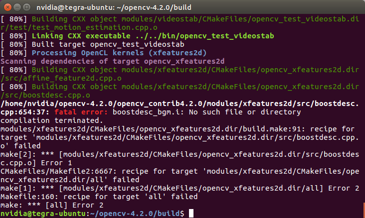 Linux系统编译CUDA版的OpenCV4.2_opencv编译cuda-CSDN博客