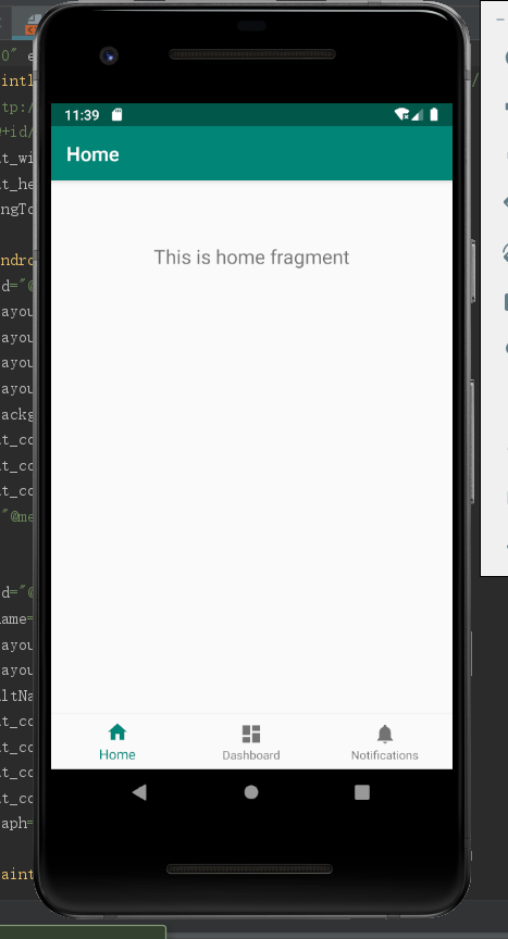 给Android Studio自带Bottom Navigation Activity模板添加一个导航栏-CSDN博客