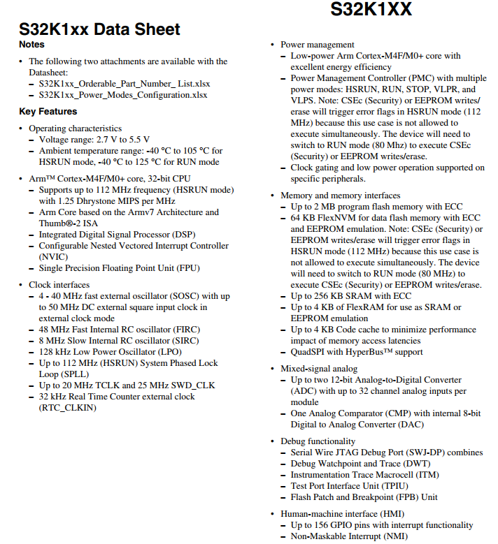219_S32K144 MCU信搜集_s32k144 datasheet-CSDN博客