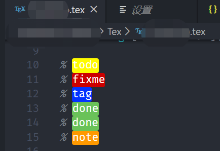 vscode中，Latex 如何利用 Todo Tree 添加标记_latex todo-CSDN博客
