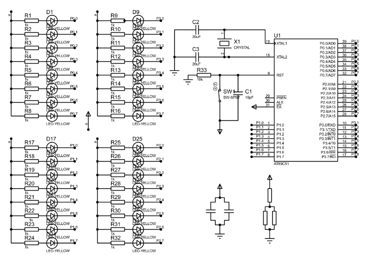 89c51单片机32个心形流水灯_32个led心形闪烁的程序-CSDN博客