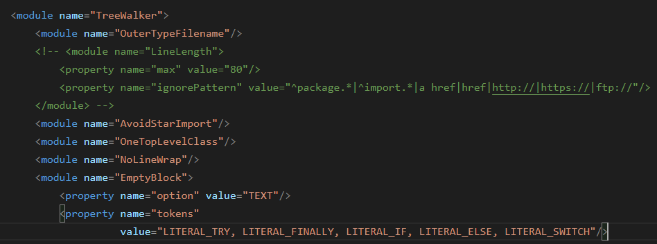 IDEA导入checkstyle的xml文件报错cant initialize modul treewalker( ´･д･)ﾉ_com.puppycrawl.tools.checkstyle ...