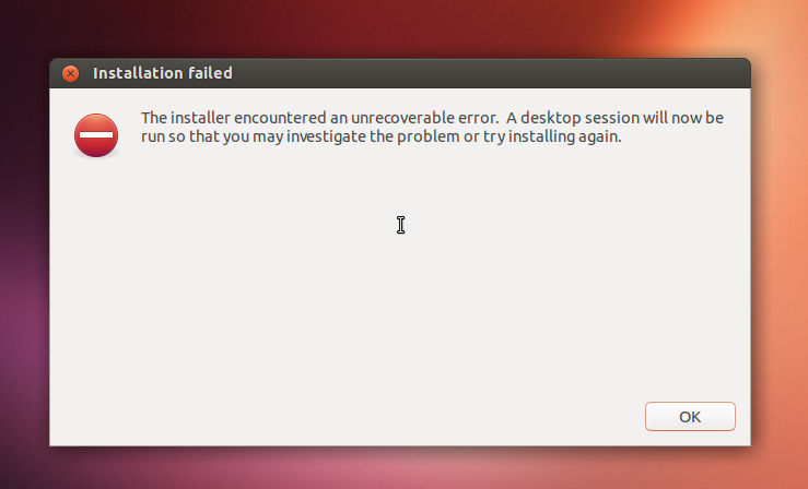 The installer encountered an unrecoverable error.Ubuntu13.04安装时遇到的问题 ...