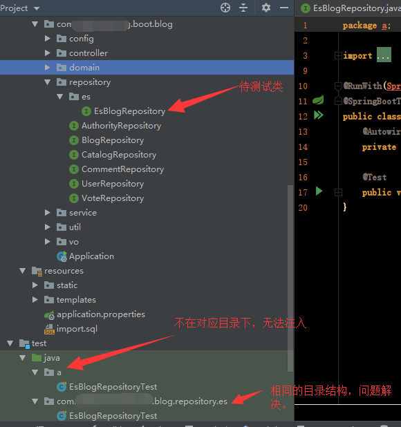 The injection point has the following annotations: - @org.springframework.beans.factory ...