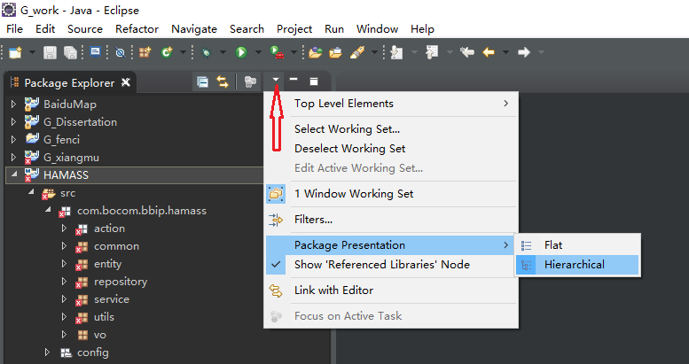 eclipse中修改项目文件夹目录显示结构_eclipse改变项目结构-CSDN博客