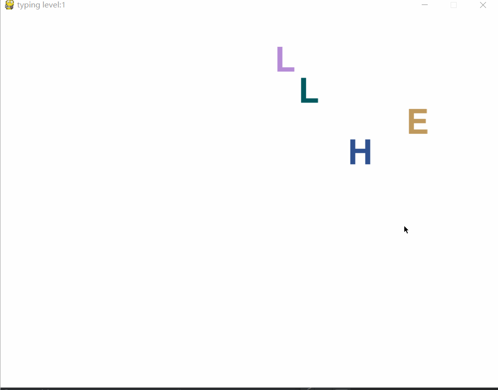 十六、pygame打字游戏二——预设的字母序列python 打字母游戏代码 Csdn博客 