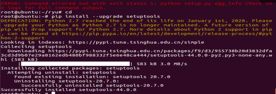 ubuntu安装RYU过程问题记录_ryu下载失败-CSDN博客