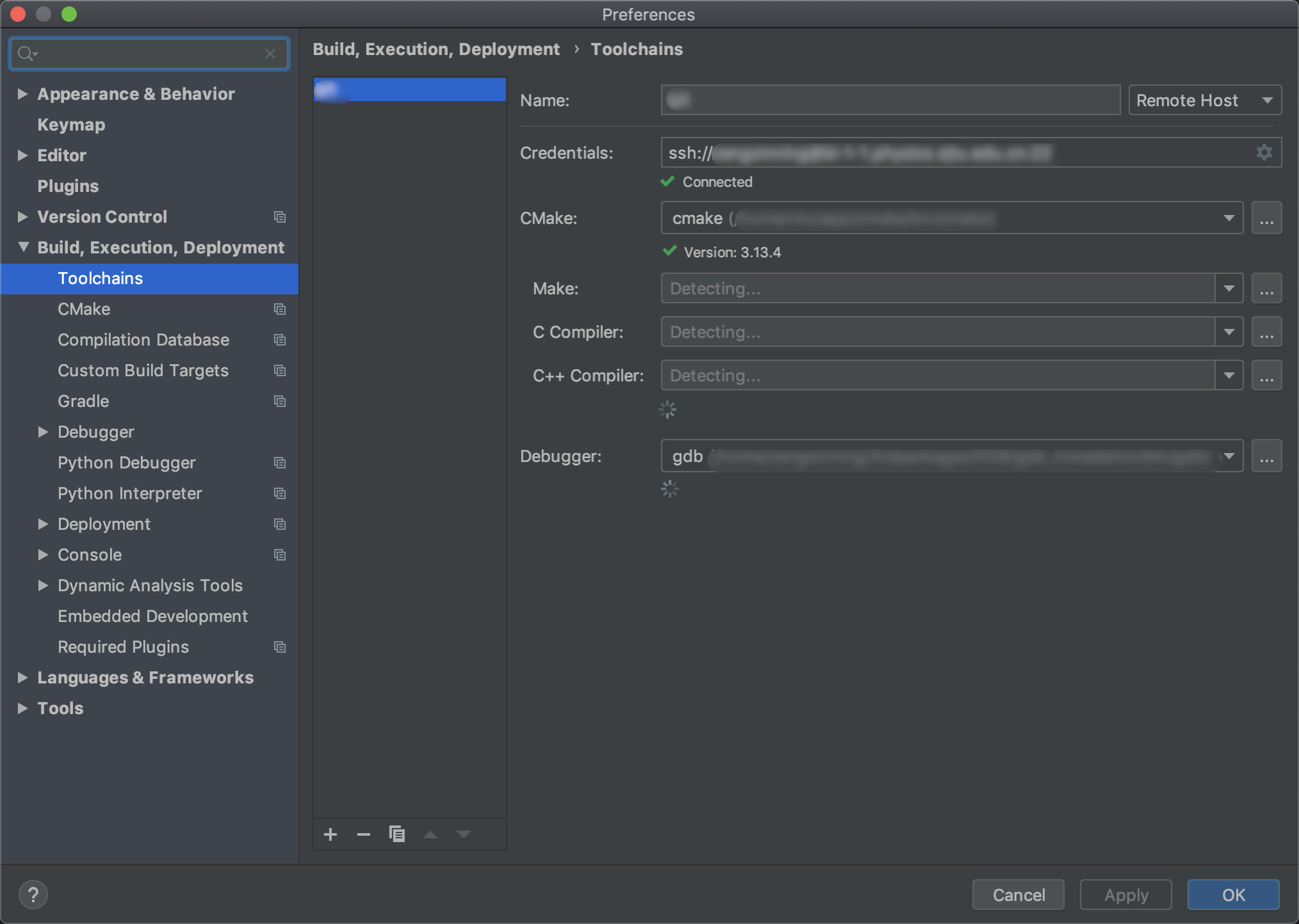 如何使用CLion进行远程调试？_com.jetbrains.cidr.execution.debugger.backend.gdb.-CSDN博客