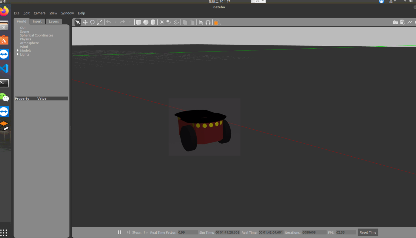 ROS学习笔记之——gazebo仿真_使用roslaunch启动gazebo和直接启动有什么区别-CSDN博客