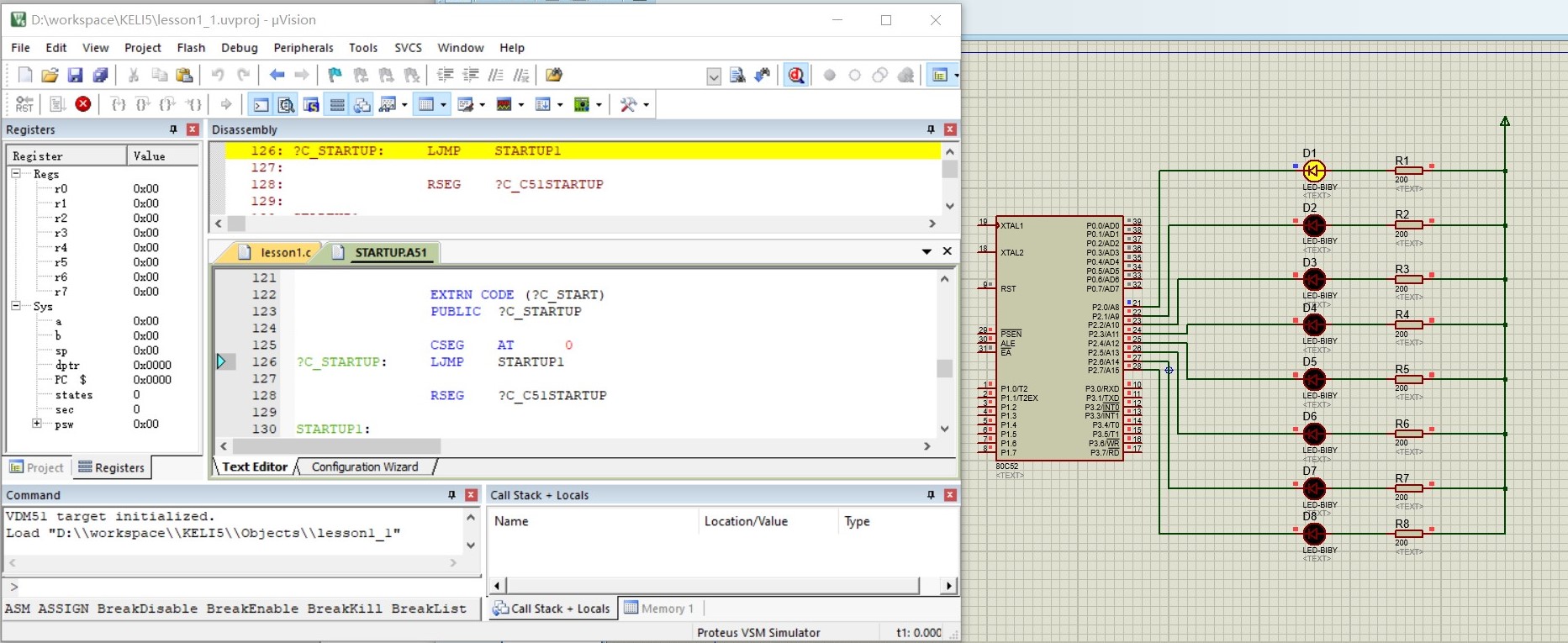 ## Keil uvision5 C51和Proteus 8.7professional的联动调试设置_vision5怎么检查联机配置-CSDN博客