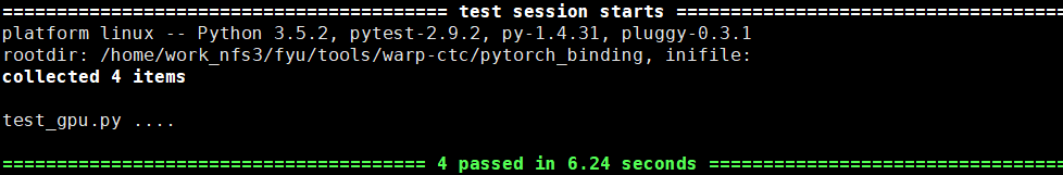 Ctcpytorch编译配置warp Ctc以及问题解决libwarpctcso Csdn博客