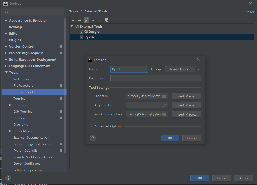 Pycharm install and configure PyQt5 and Qt Designer - Programmer Sought