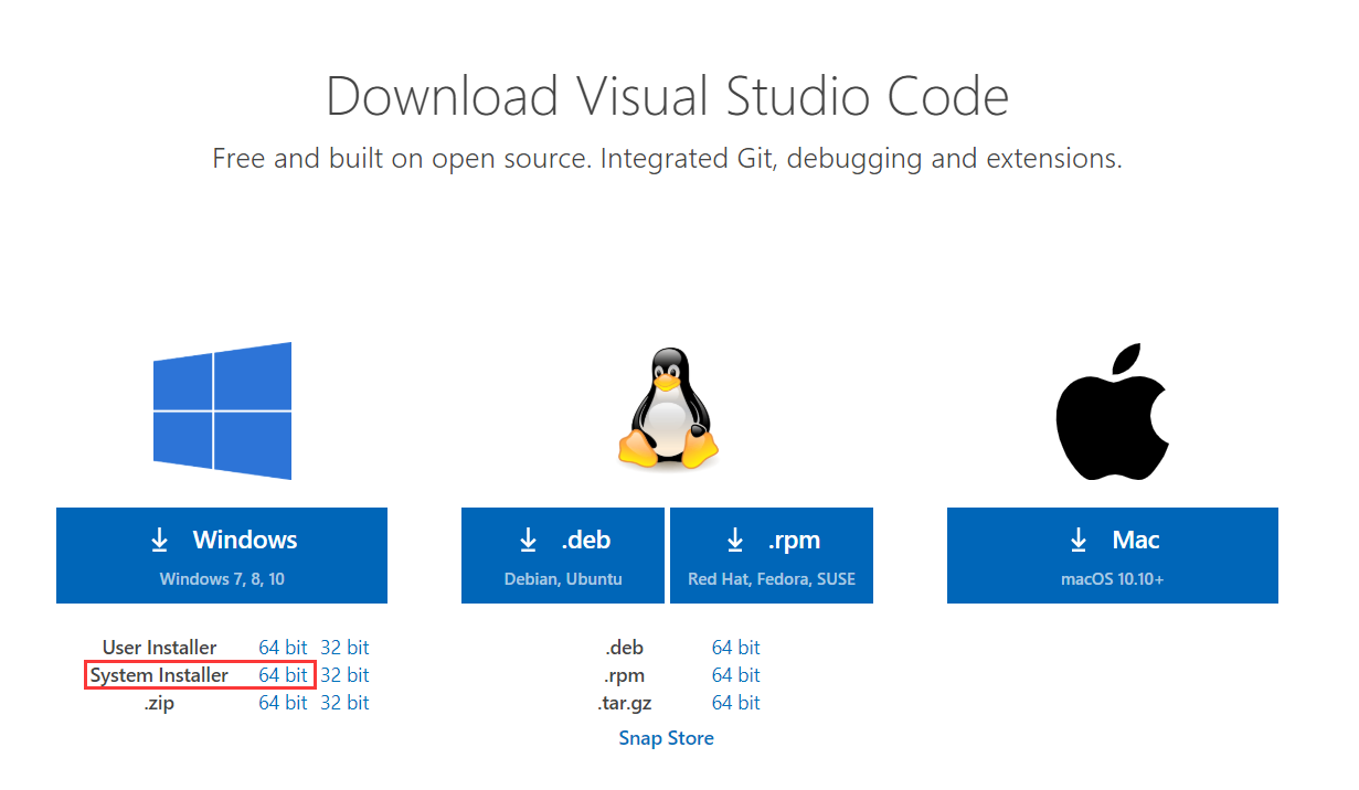 Visual studio Code User Installer(用户安装程序)和System Installer(系统安装程式)的区别 ...