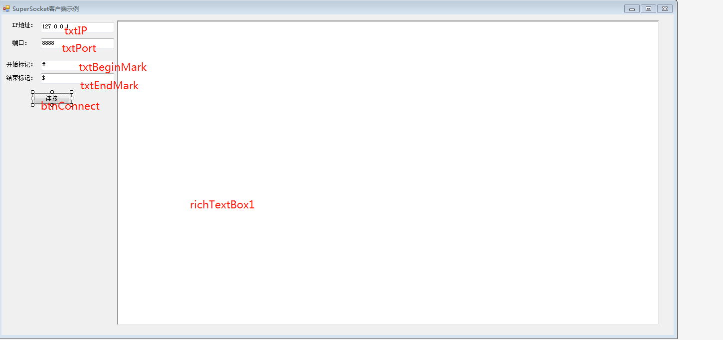 使用SuperSocket.ClientEngine.AsyncTcpSession作为客户端进行套接字通信 - 程序员大本营