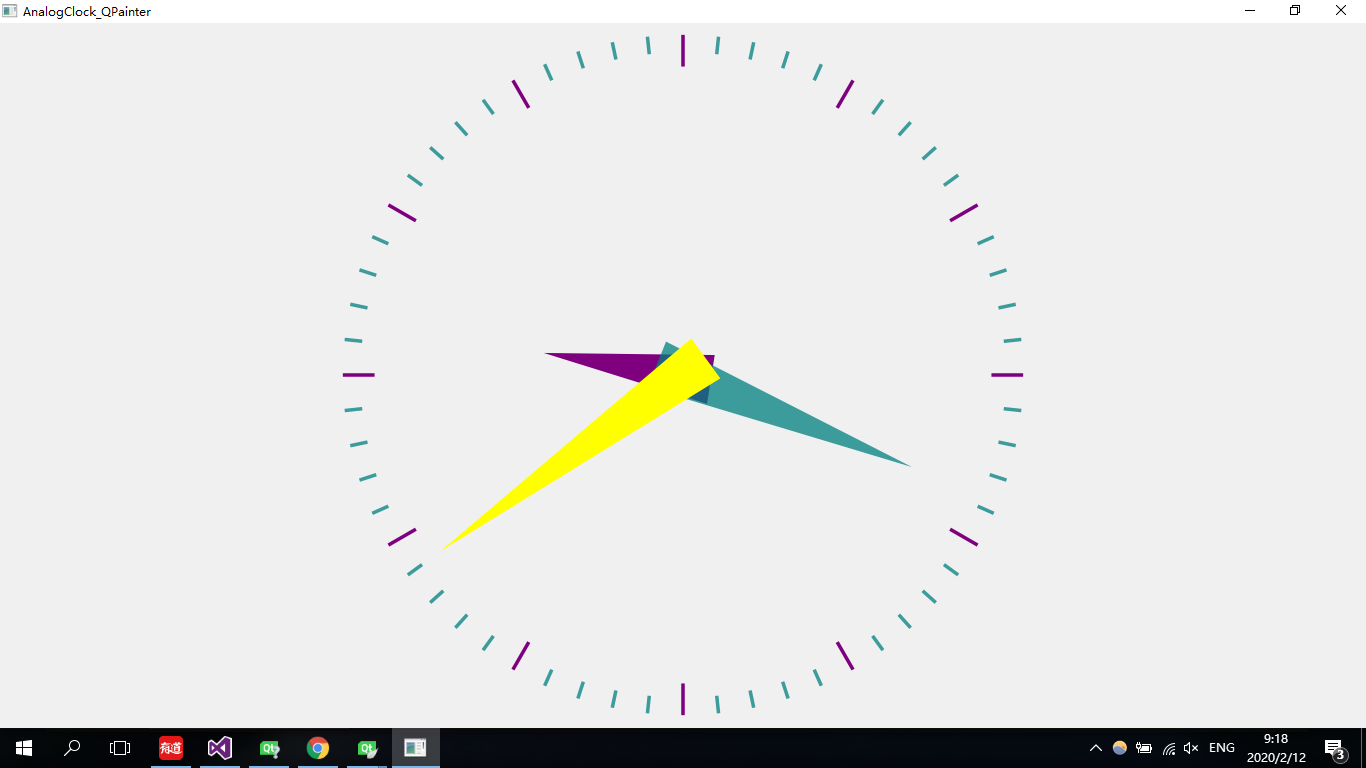 Qt自带例子：AnalogClock ，增加了秒针_analogclock中添加秒针-CSDN博客