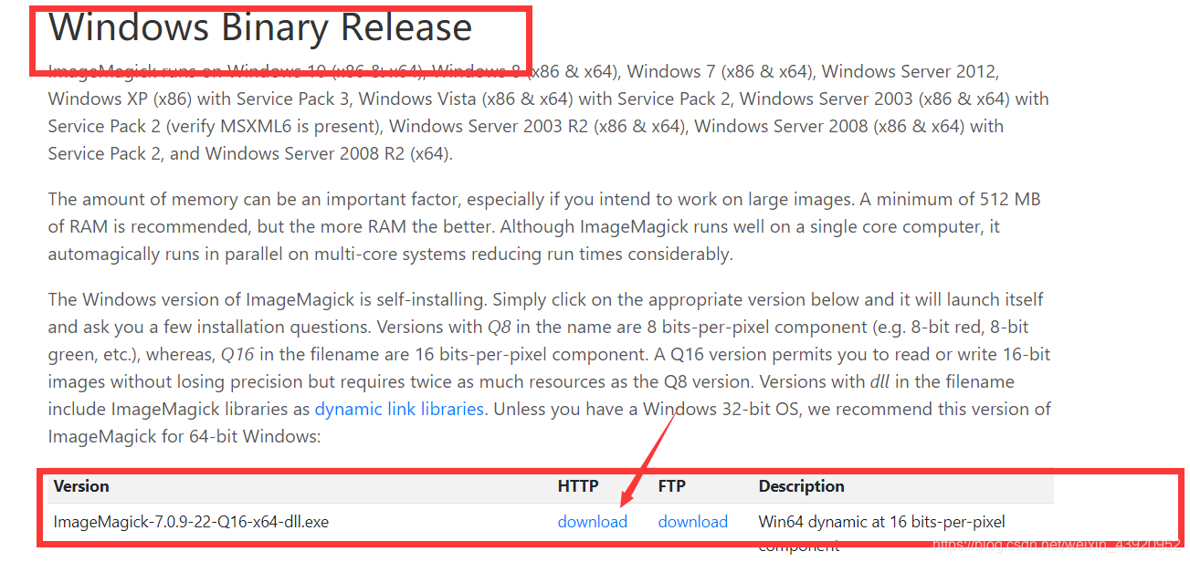 Windows系统下载与安装imagemagickimagemagick下载教程 Csdn博客 1588