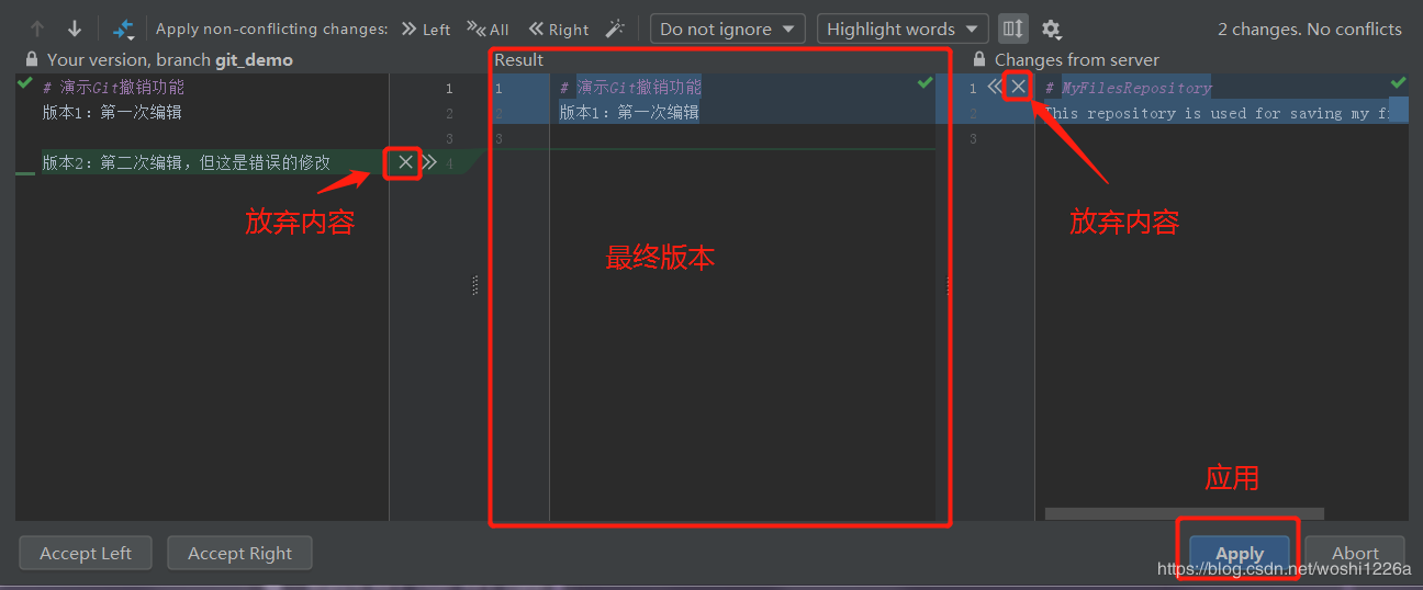 Idea Git分支回退指定的历史版本idea 分支回退 Csdn博客 