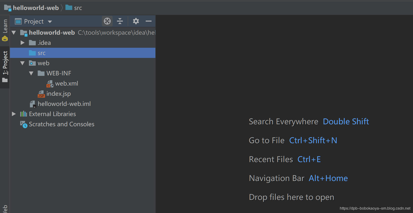 IDEA(2019)之Web项目创建、部署_intellj 社区版 webapp.xml-CSDN博客
