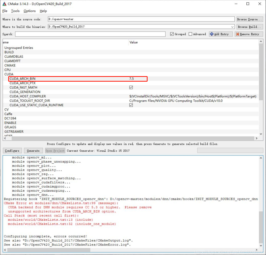 Win10下编译同时支持CUDA以及Python3的OpenCV 4.2教程_opencv modules to be built没有python3-CSDN博客