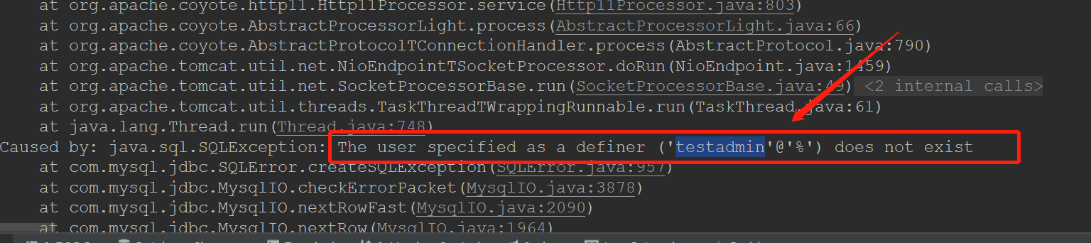 本地连接数据库报the User Specified As A Definer Root Does Not Exist的解决方法 程序员大本营